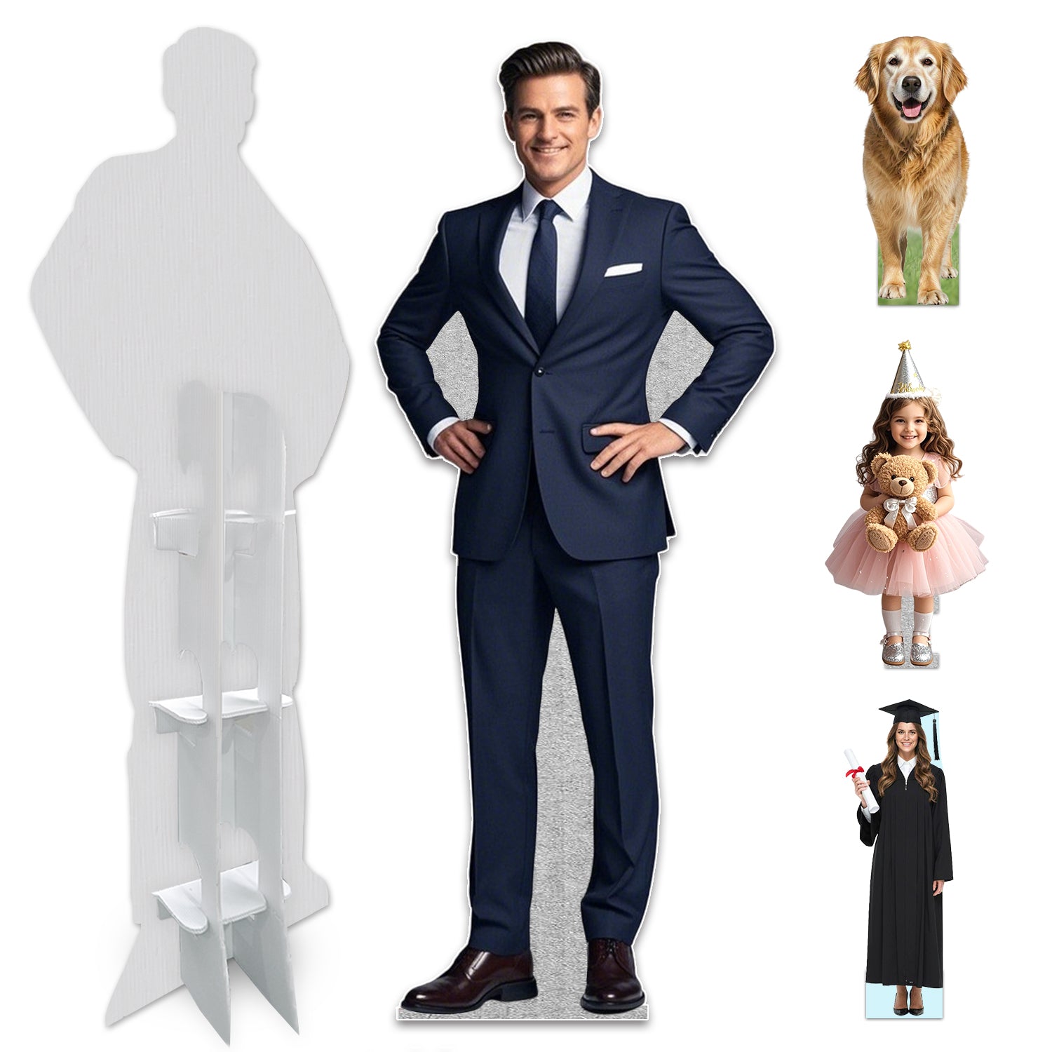 Custom Life-Size Cardboard Cutout | Personalized Photo Standup ...